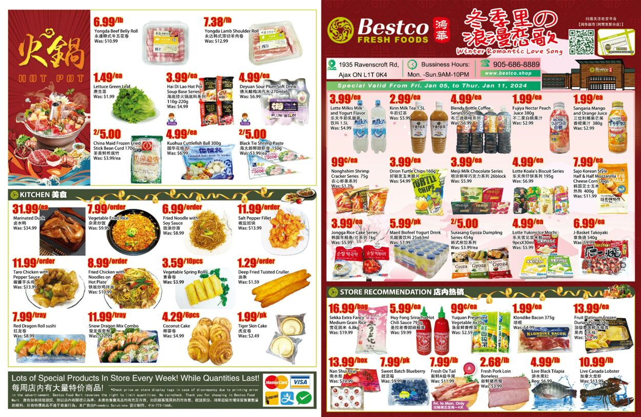 Bestco Foods Promotional Flyer - Ajax - Valid from 05.01 to 11.01 ...