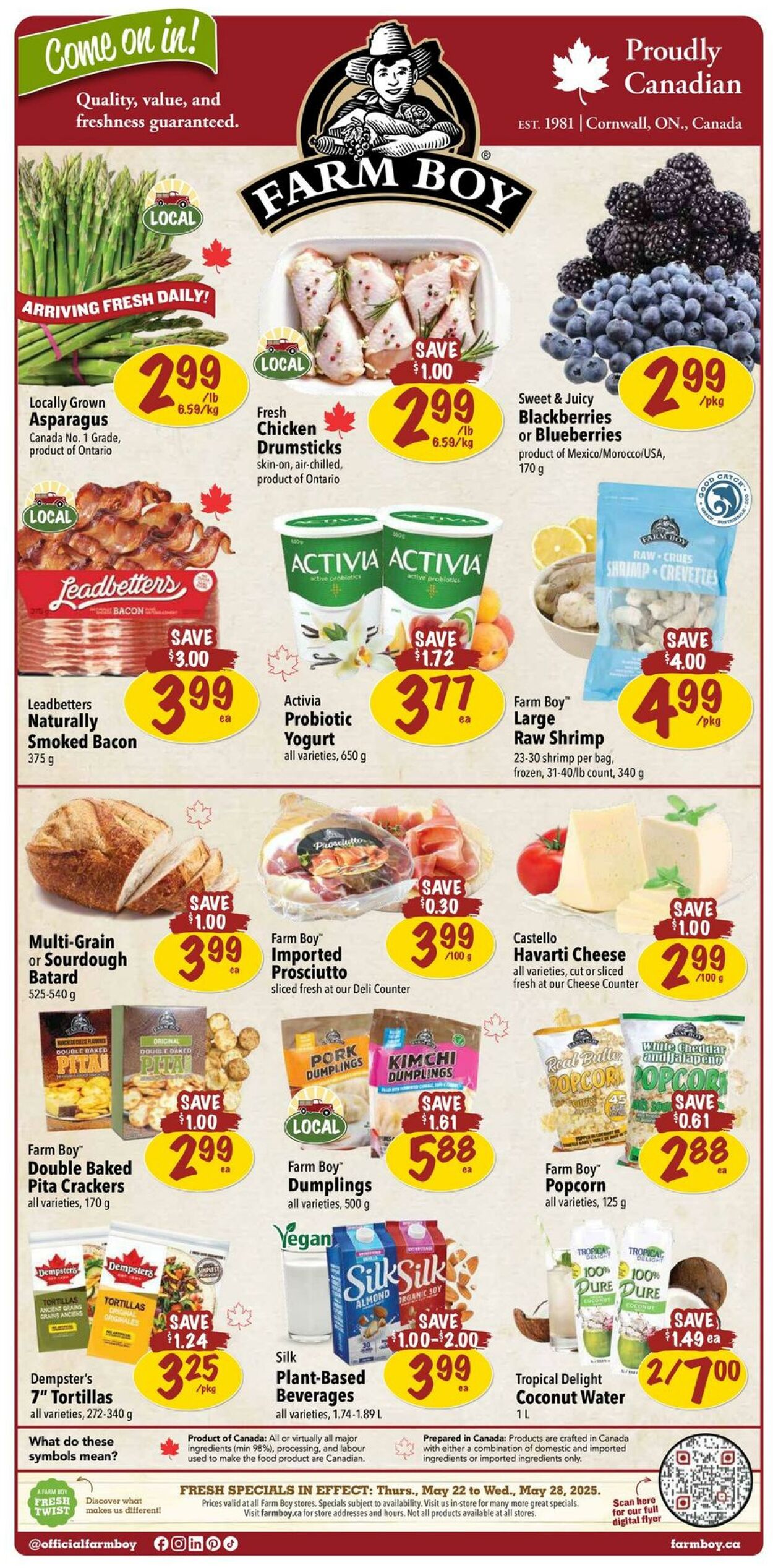 Farm Boy Promotional Flyer - Valid from 22.05 to 28.05 - Page nb 1 ...