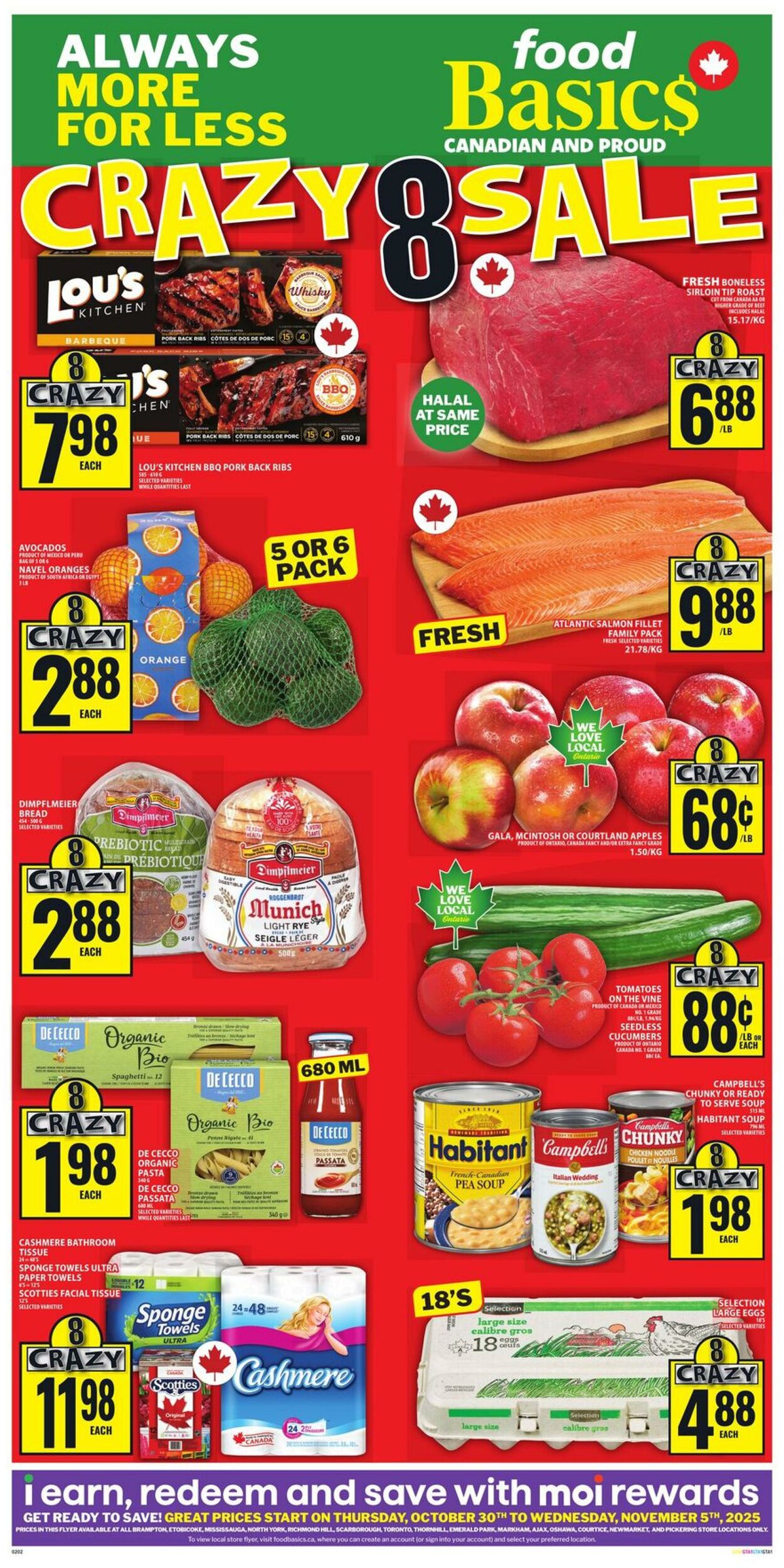 Food Basics Promotional Flyer - Valid from 30.10 to 05.11 - Page nb 1 ...