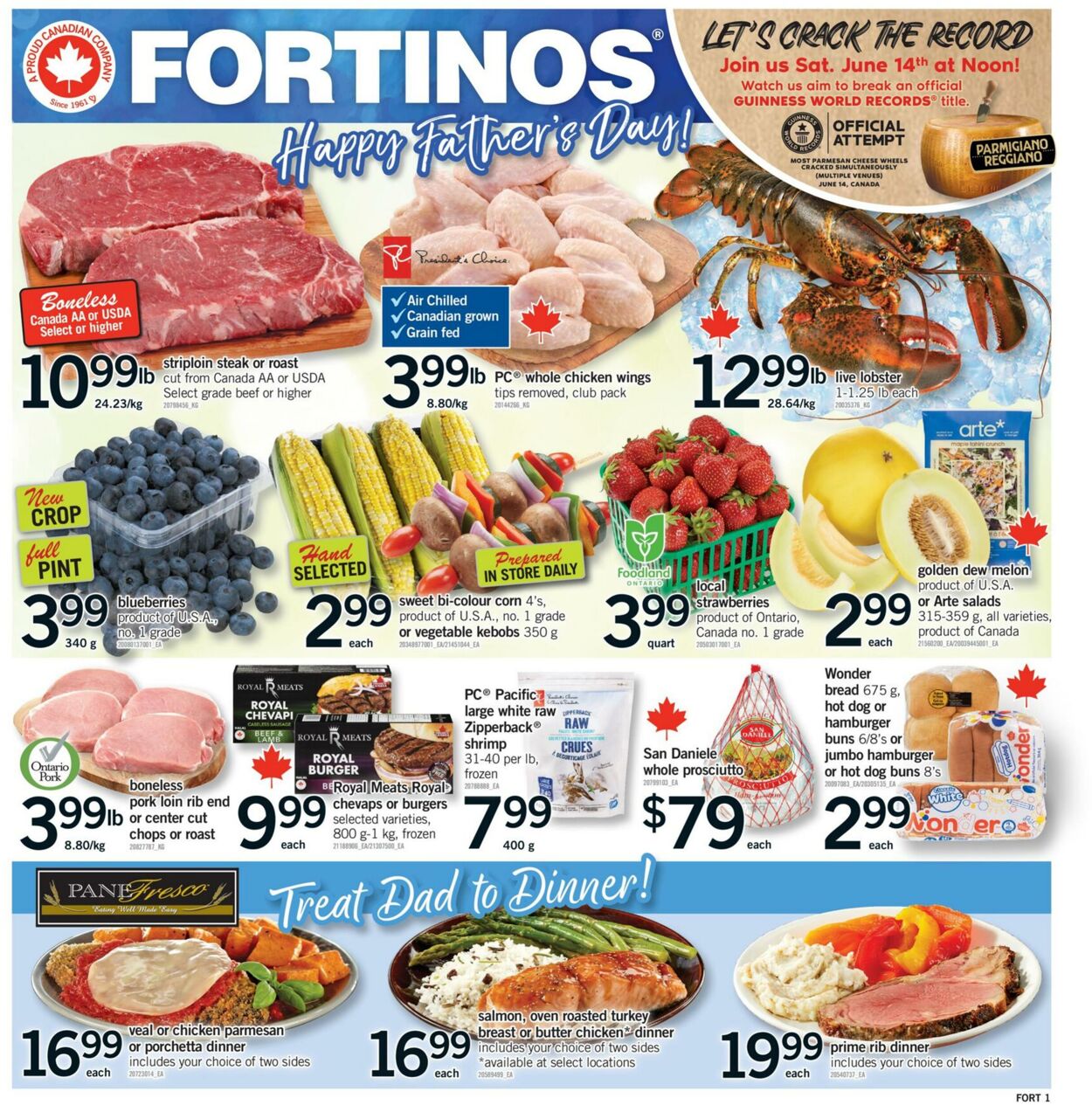 Fortinos Promotional Flyer - Valid from 12.06 to 18.06 - Page nb 1 ...