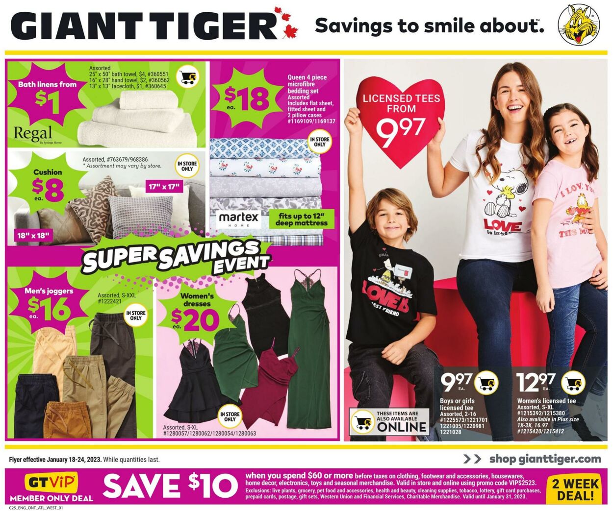 Giant Tiger Promotional Flyer - Valid from 18.01 to 24.01 - Page nb 8 ...