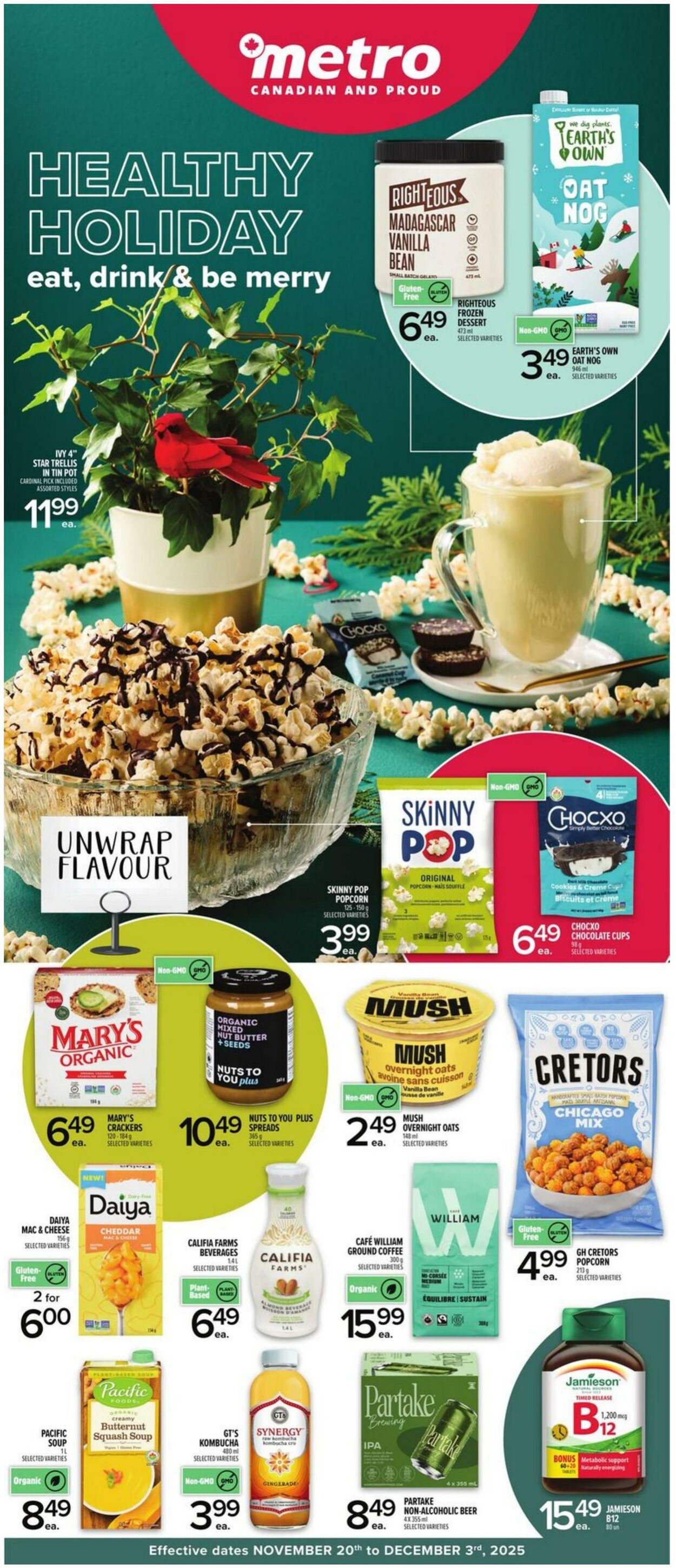Metro Promotional Flyer - Valid from 20.11 to 03.12 - Page nb 1 ...