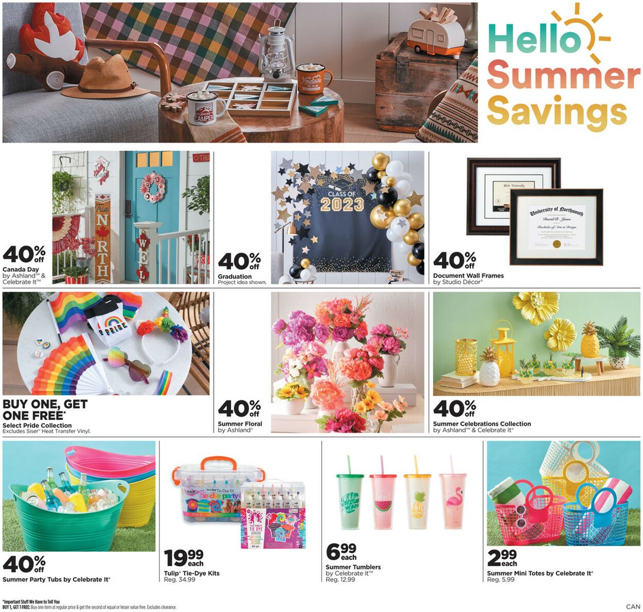 Michaels - Current flyer 08.06 - Flyers, Promotions - flyers-ca.com
