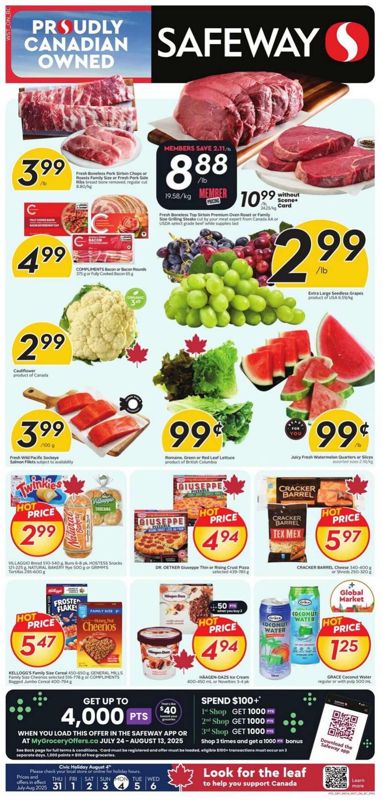 Safeway Promotional Flyer - Ontario - Valid from 31.07 to 06.08 - Page ...