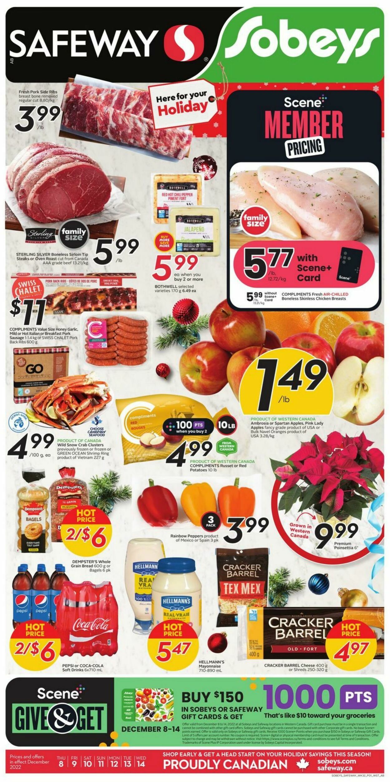 Sobeys Promotional Flyer - Christmas - Valid from 08.12 to 14.12 - Page ...