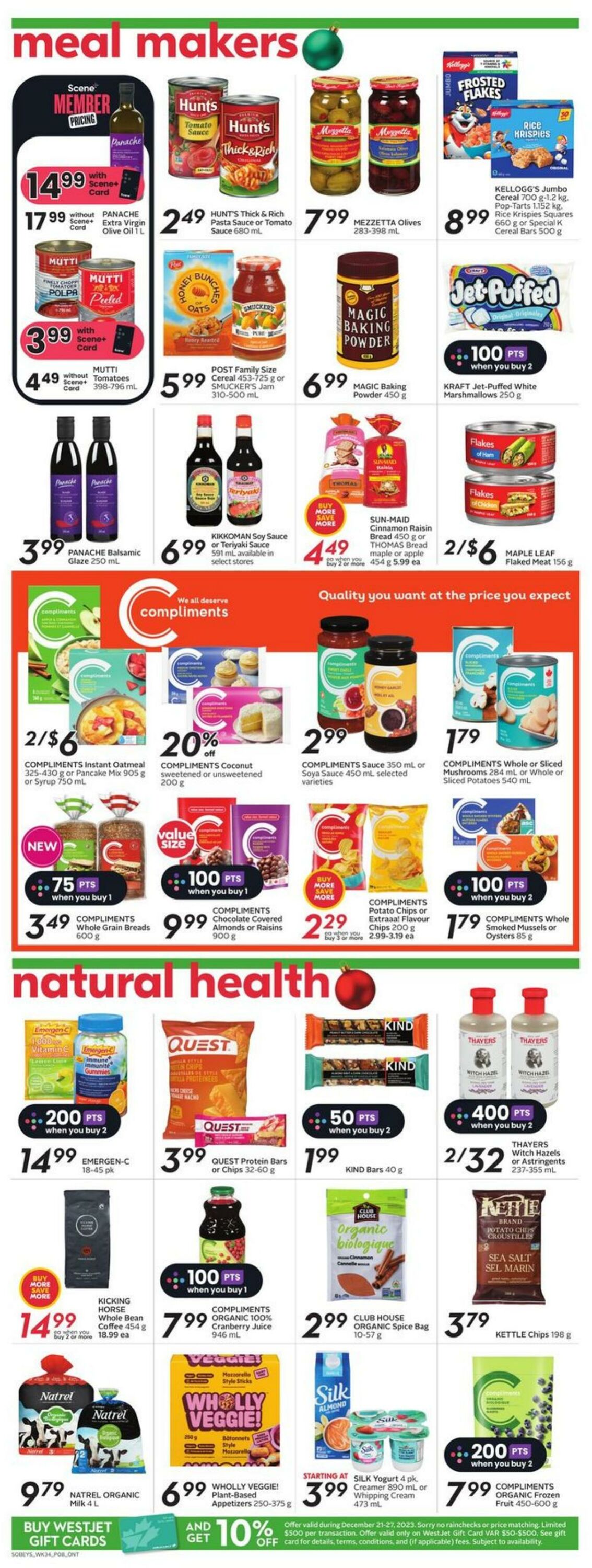 Sobeys Promotional Flyer - Christmas - Valid from 21.12 to 27.12 - Page ...
