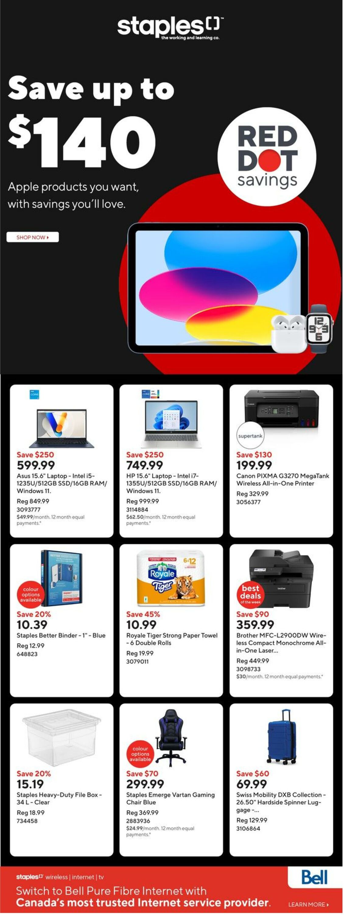 Staples Promotional Flyer - Valid from 02.05 to 08.05 - Page nb 1 ...