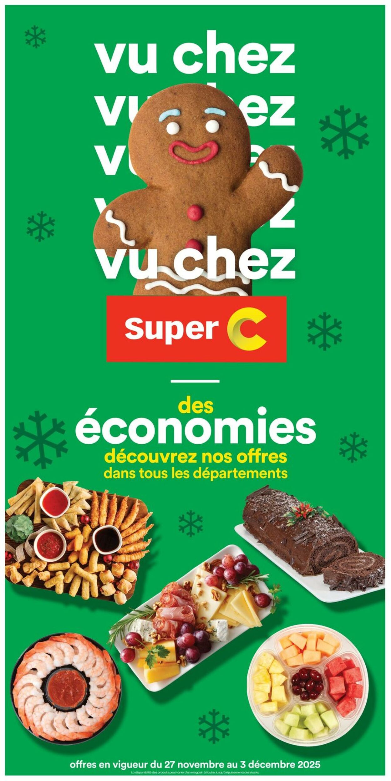 Super C Promotional Flyer - Valid from 27.11 to 03.12 - Page nb 1 ...