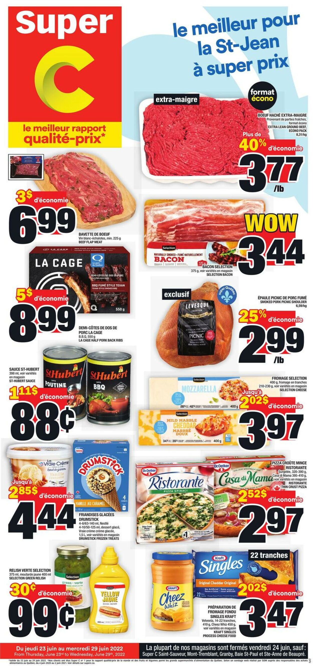 Super C Promotional Flyer - Valid from 23.06 to 29.06 - Page nb 1 ...