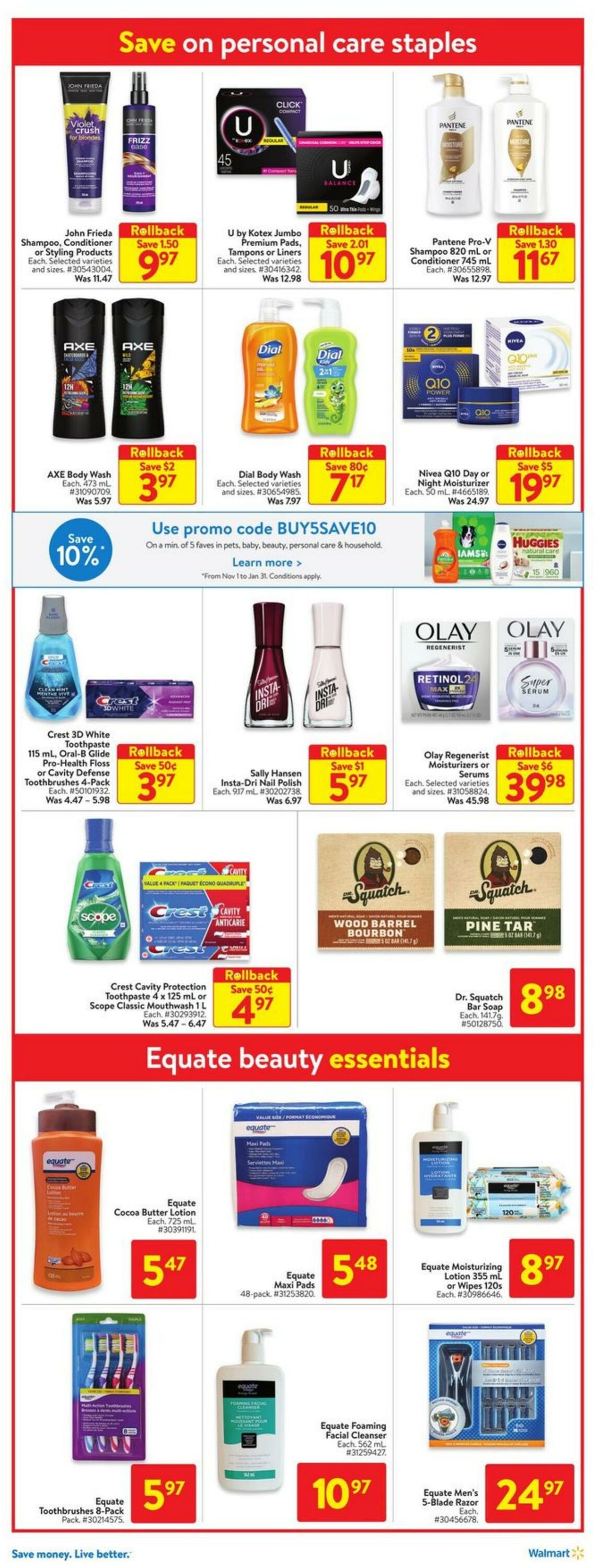 Walmart Promotional Flyer - New Brunswick - Valid from 02.11 to 08.11 ...